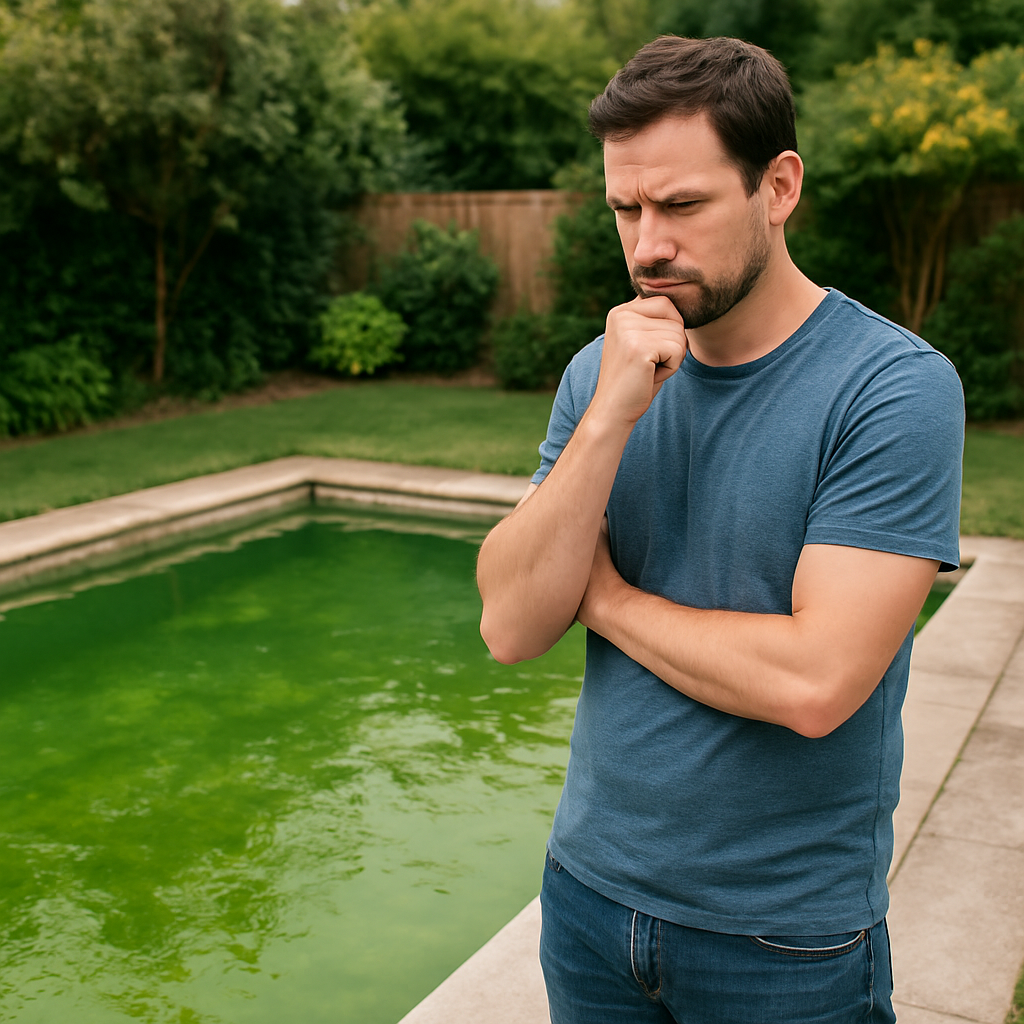 L'eau de ma piscine est verte : Que faire ? Conseils 2026 - Homepool ...